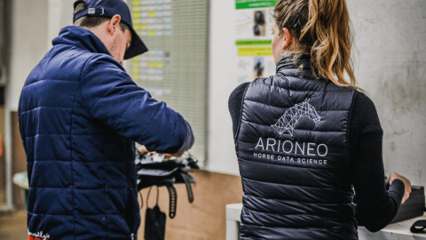 Racehorse heart rate monitor | Equimetre Flat & Harness - Arioneo