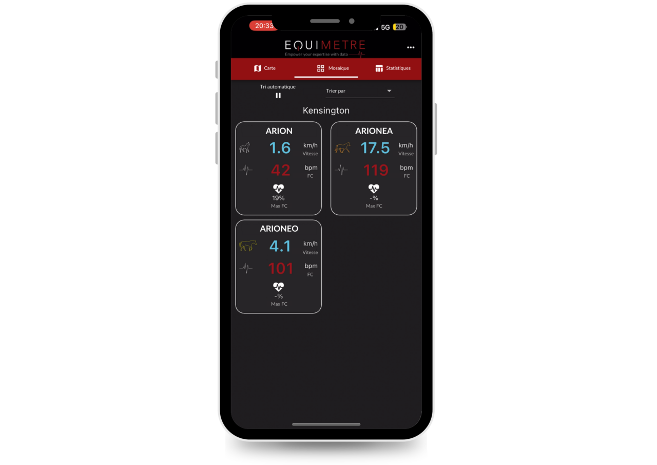 EQUIMETRE: real-time tracking